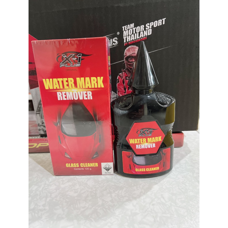น้ำยาขัดคราบน้ำที่กระจกเอ็กซ์วันพลัส X-1Plus Water Mark Remover 3 IN 1 ...