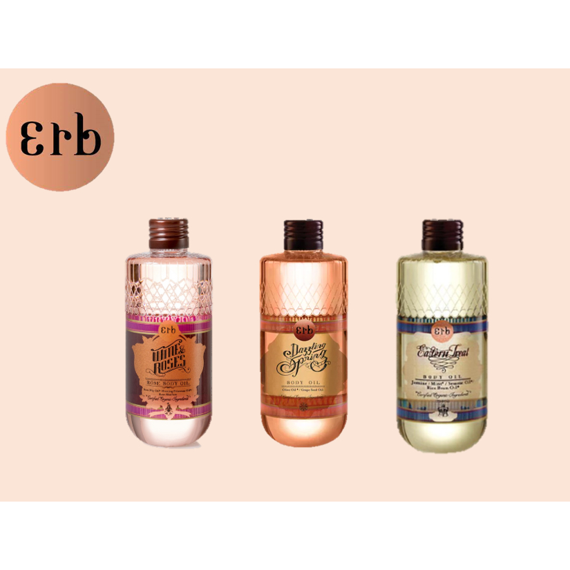 Erb Body Oil 230 ml (Wine & Roses Anti-Aging,Dazzling Spring) | Shopee ...