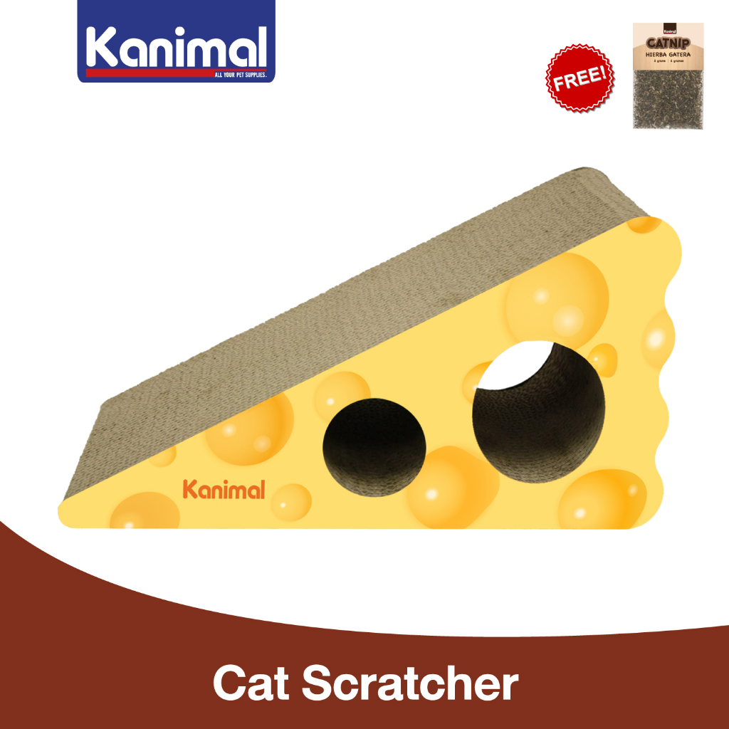 [17600] Kanimal Cat Toy Cheesy ของเล่นแมว ที่ลับเล็บแมว รุ่นชีสก้อน ...