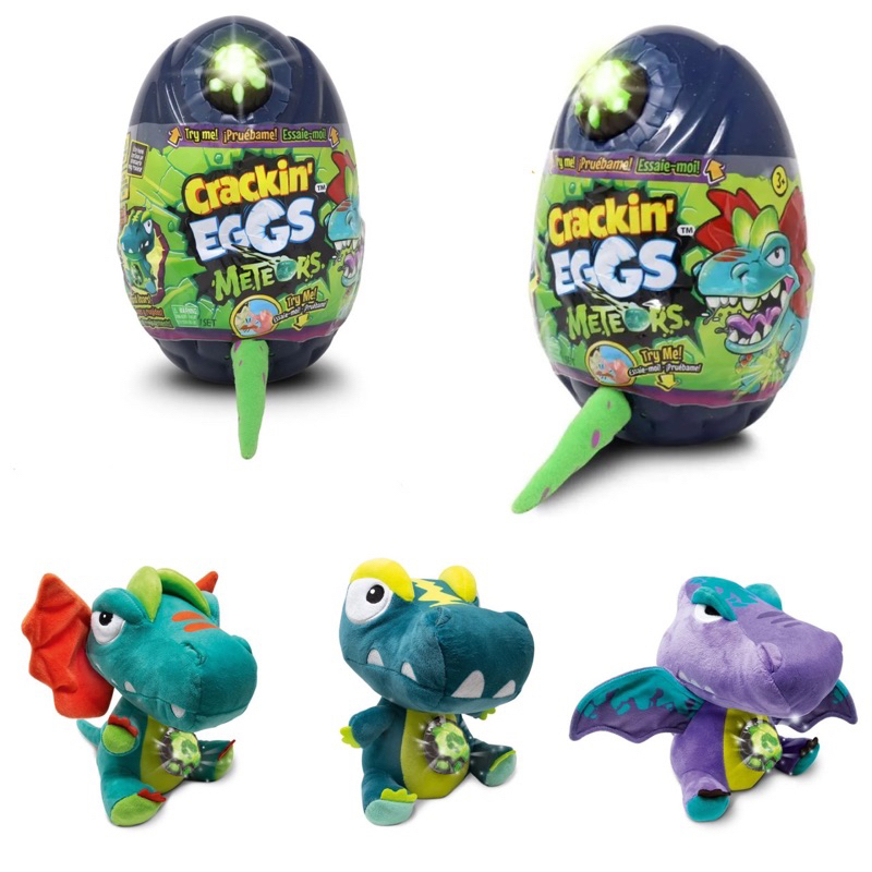 Crackin’ Eggs Jurassic Friends Dino Meteors & Roar Sound LARGE EGG ...
