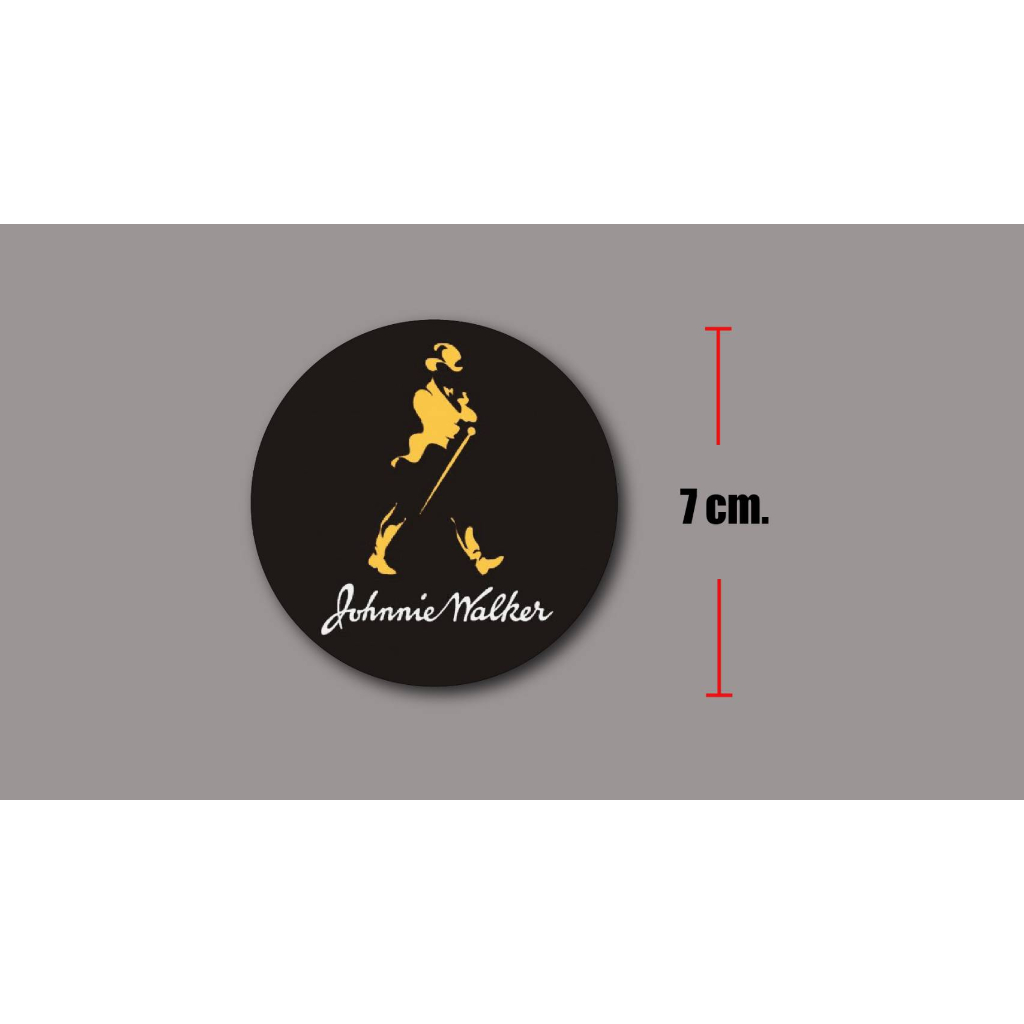 sticker pvc johnnie walker สติกเกอร์ เหล้า จอร์นนี่ วอล์คเกอร์ งาน ...
