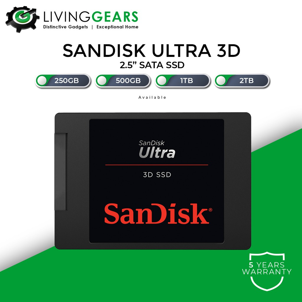 【บางกอกสปอต】SanDisk SSD PLUS 3D NAND 2.5" SATA Solid State Drive Max ...