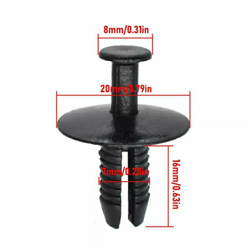 10 pcs หมุดยึดกันชน Bumper Clip Expanding rivet 51118174185 For BMW E36 ...