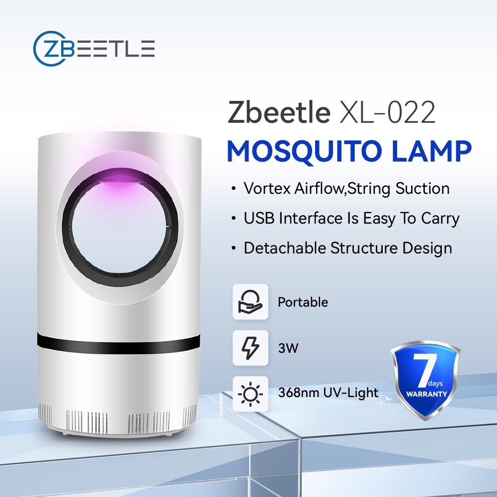 เครื่องกำจัดยุง Zbeetle LEDเครื่องดักยุงไฟฟ้า USB mosquito killer lamp เครื่องดักยุง | Shopee ...