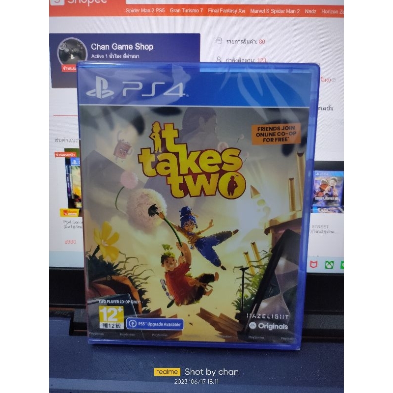 PS4 Game: IT TAKES TWO (มือ1)(อัพเกรดPS5ฟรี) | Shopee Thailand