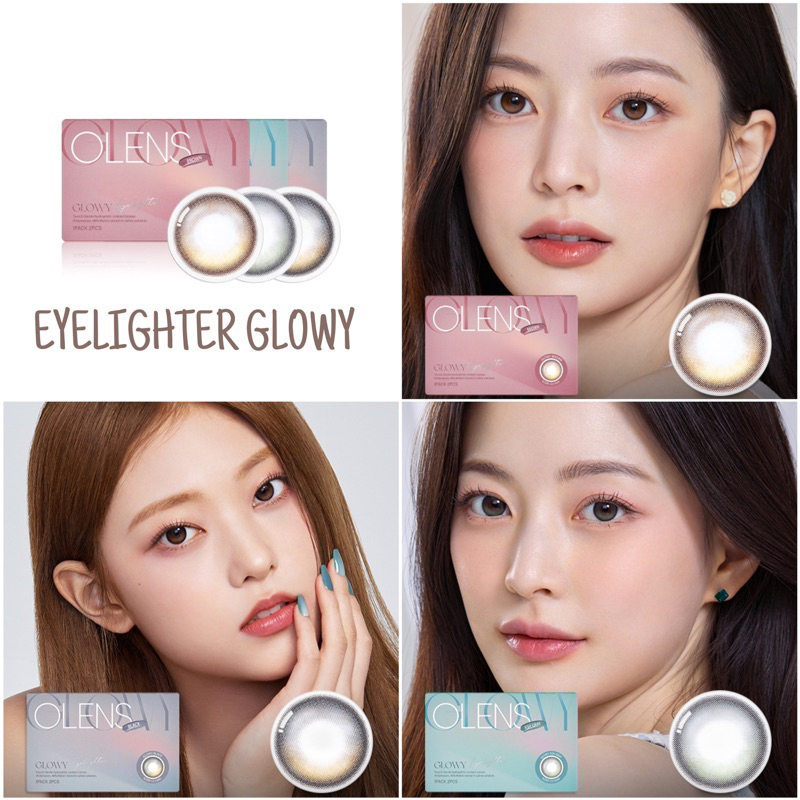 [[พร้อมส่ง]] รายเดือน OLENS รุ่น EYELIGHTER GLOWY คอนแทคเลนส์เกาหลี ...