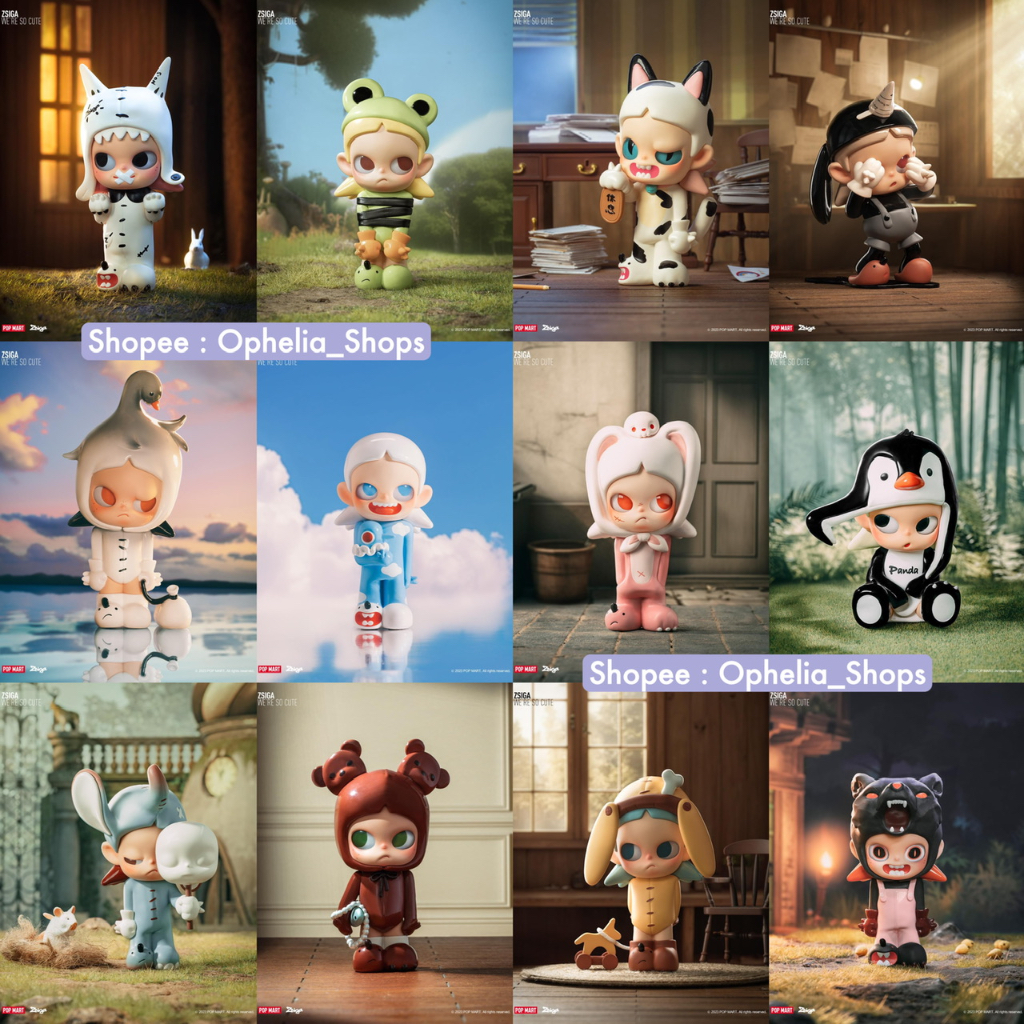 [แบบแยก] POP MART Zsiga We are So Cute series ลิขสิทธิ์แท้ 🤎 ของสะสม ...