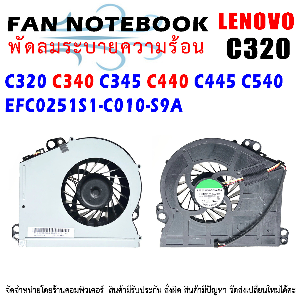 พัดลม ซีพียู ออลอินวัน CPU Cooling Fan for Lenovo C320 C340 C345 C440 ...