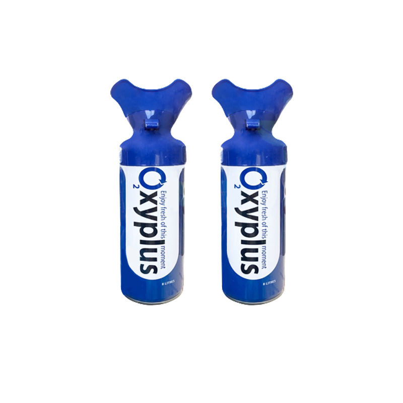 ออกซิเจนกระป๋อง ออกซิเจนพกพา ออกซิเจน กระป๋อง พกพา ยี่ห้อ OXYPLUS ปริมาณ 8 ลิตร (8000 ml ...