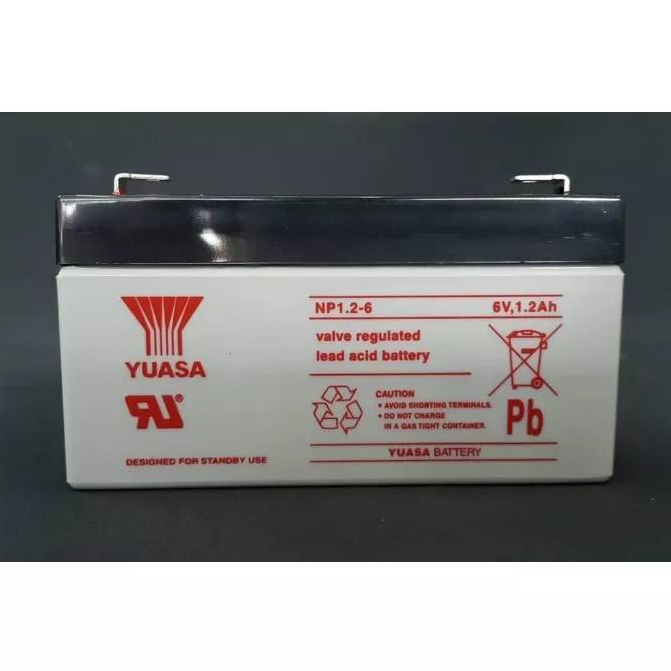 แบตเตอรี่ Yuasa NP1.2-6 (6V 1.2Ah) | Shopee Thailand
