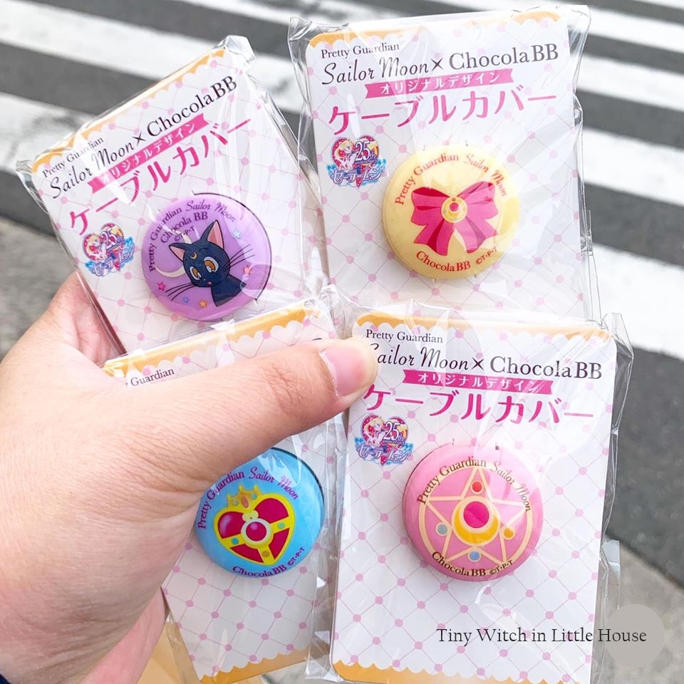 Sailor Moon 25Th x Chocola BB collaboration campaign Cable Bite-Cable Protector กันสายหัก ตัว ...