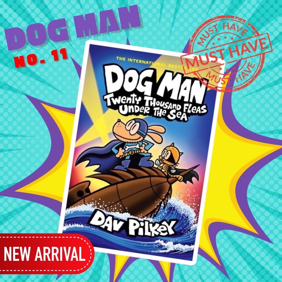 หนังสือการ์ตูน Dog Man No.11 Dog man; Twenty thousand fleas under the ...