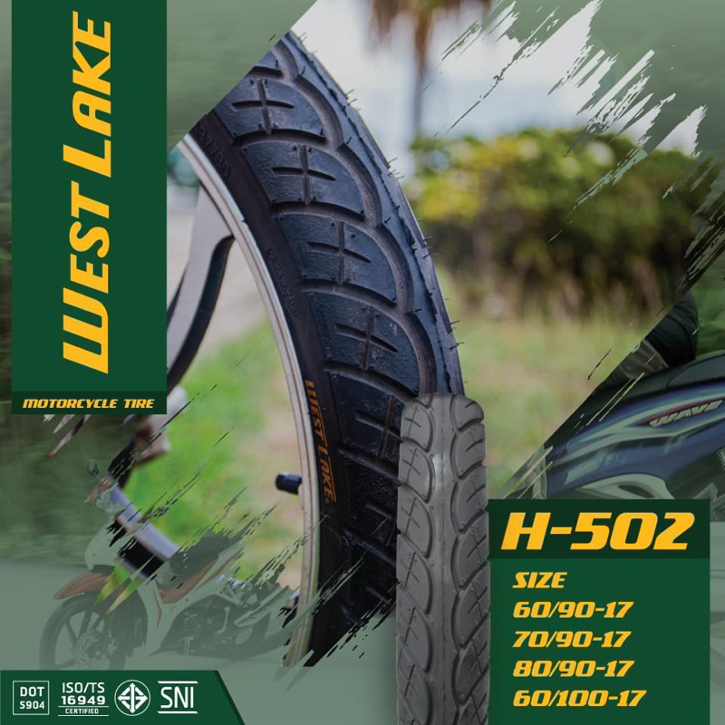 WESTLAKEลายWave110I(H502)ยางนอกขอบ17"คละเบอร์ | Shopee Thailand