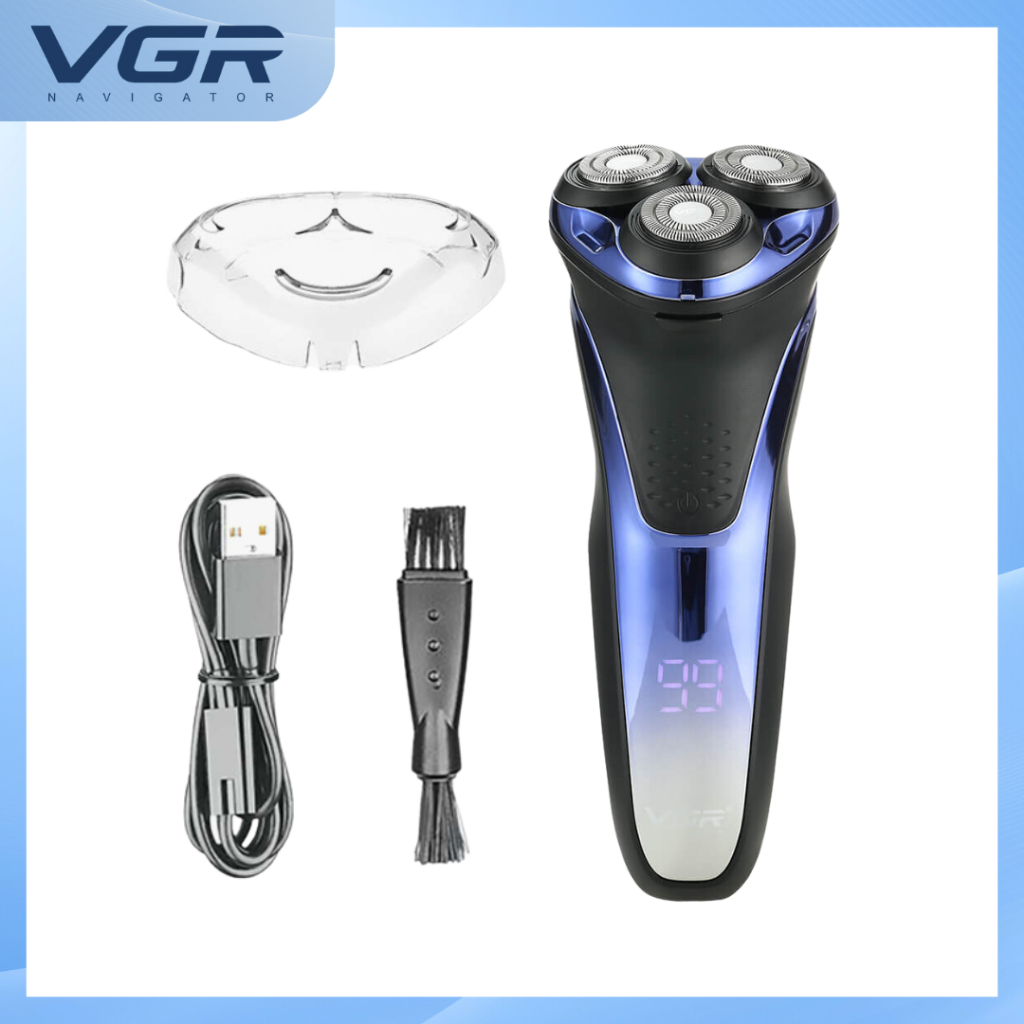 เครื่องโกนหนวดไฟฟ้า VGR รุ่น V-306 โดนน้ำได้ (สินค้าพร้อมส่ง) | Shopee Thailand