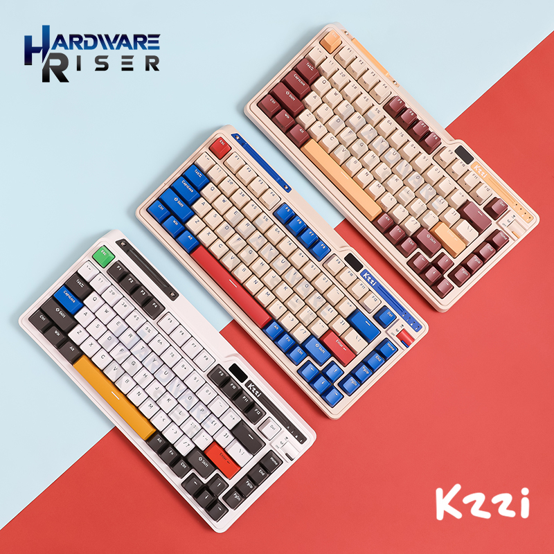 🔥 KZZI - K75 Pro / Pro+ คีย์บอร์ดขนาด 75% คีย์บอร์ดไร้สาย Bluetooth ...