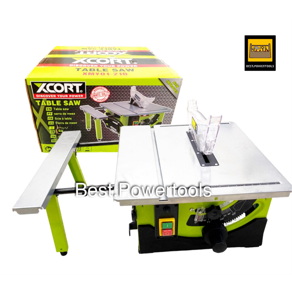 XCORT ชุดโต๊ะเลื่อยวงเดือน 8 นิ้ว 1200W เลื่อยองศา เหล็ก แข็งแรง ขยายหน้าได้ | Shopee Thailand