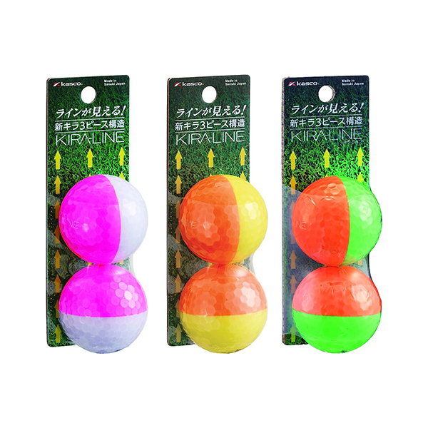 Kasco KIRA LINE P/W Golf ball KIRA LINE 2 pieces Pink / white | Shopee ...