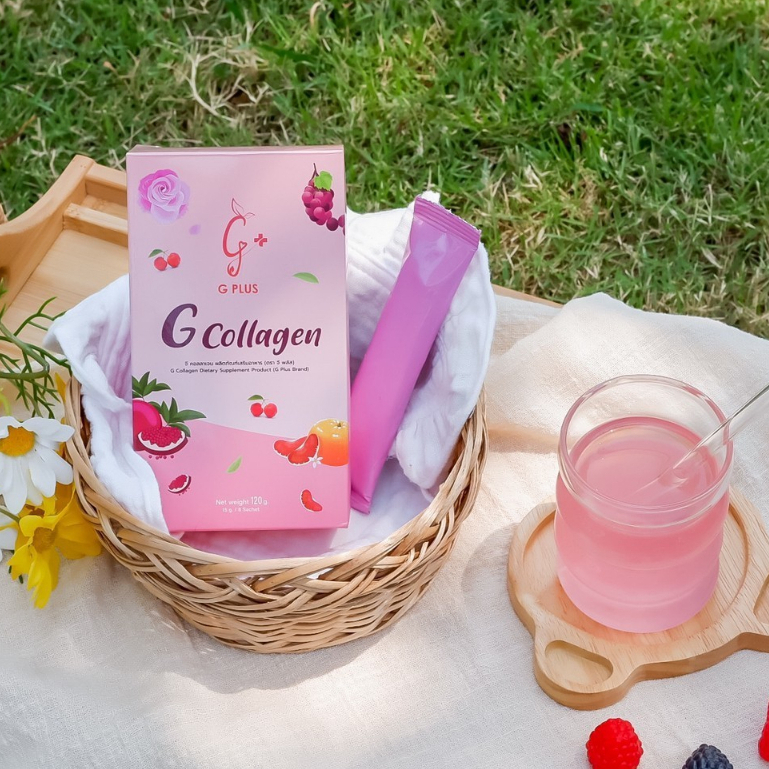 คอลลาเจน จีพลัส G Collagen 5000 มิลลิกรัม บำรุงผิวสวยใส | Shopee Thailand