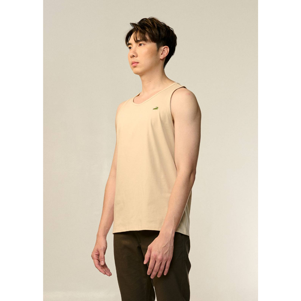 ENHANCED NEUTRALS CUSTOM FIT TANK TOP เสื้อกล้ามสีครีม ENHANCED ...