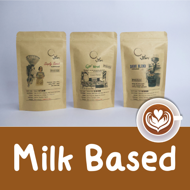 ชุดรวมกาแฟขายดี Milk base ;100g | Shopee Thailand