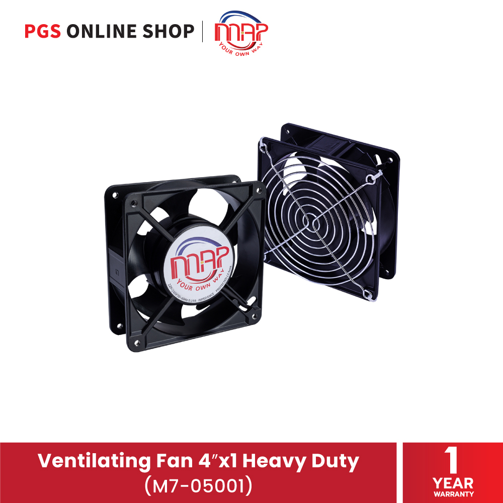 MAP Ventilating Fan 4″x1 Heavy Duty (M7-05001) ชุดพัดลมระบายอากาศสำหรับ ...
