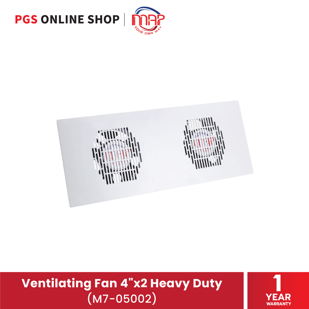 MAP Ventilating Fan 4"x2 Heavy Duty (M7-05002) ชุดพัดลมระบายอากาศสำหรับ ...