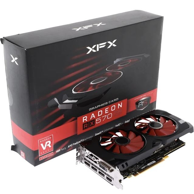 VGA XFX RADEON RX 570 - 8GB GDDR5 [RX-570P8DFD6] | Shopee Thailand