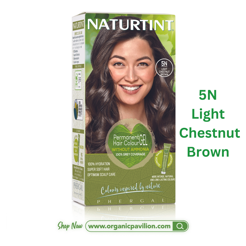 Naturtint ผลิตภัณฑ์เปลี่ยนสีผม - 5N (Light Chestnut Brown / สีน้ำตาลอ่อน) Permanent Hair Colour ...
