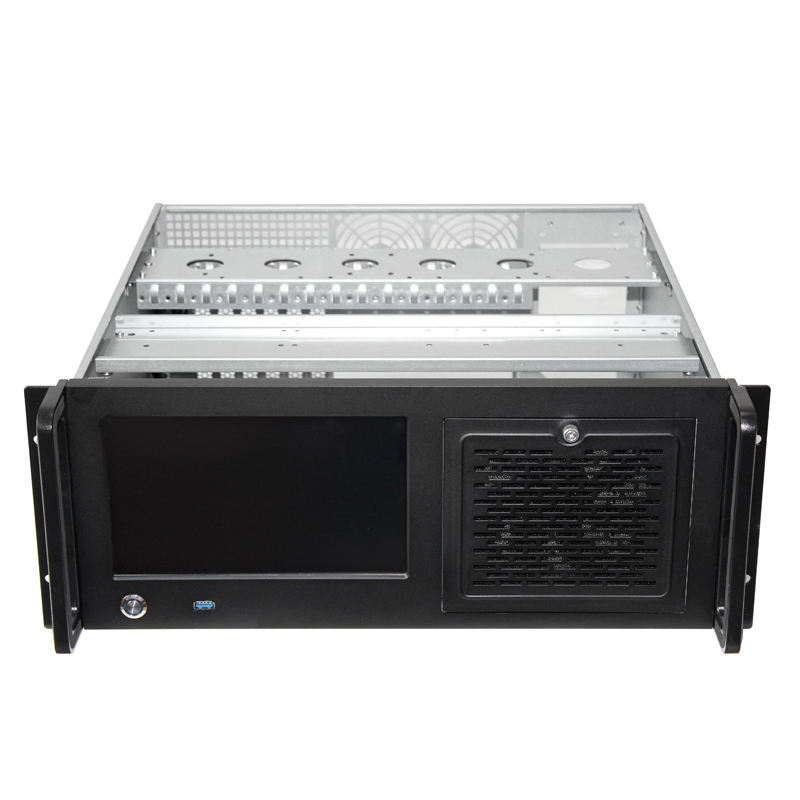 เคส แร็ค 4U 4U450 LED TOUCH SCREEN DX445C ATX M-ATX ITX RACK CHASSIS ...