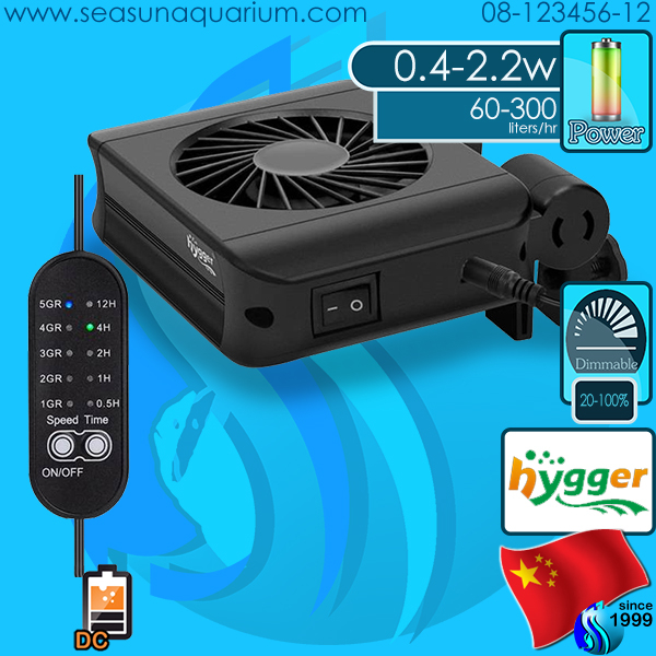 Hygger Cooling Fan 1/2/3 ใบพัด HG-051 พัดลมตู้ปลา Aquarium Fan พัดลม DC ...