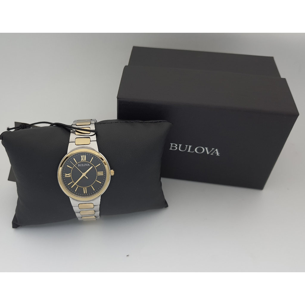นาฬิกา BULOVA WOMEN'S 98L285 QUARTZ WATCH 32 MM พร้อมกล่อง (ใหม่มีตำหนิ ...