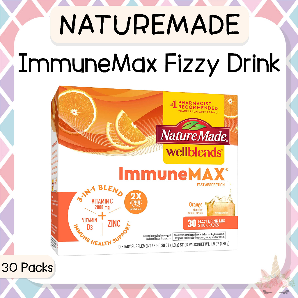 *พร้อมส่ง/ของแท้‼️* Nature Made Wellblends ImmuneMAX Fizzy Drink Mix ... *พร้อมส่ง/ของแท้‼️* Nature Made Wellblends ImmuneMAX Fizzy Drink Mix ...