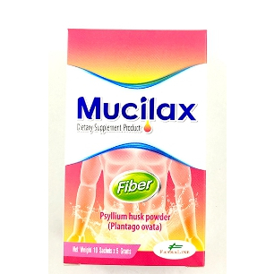 MUCILAX FIBER 10 ซอง ไฟเบอร์ บรรเทาอาการท้องผูก รสบ๊วย | Shopee Thailand