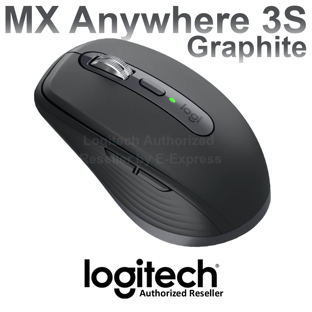 Logitech MX Anywhere 3S 8000 DPI (Graphite) เมาส์ไร้สาย สีดำ ของแท้ ประกันศูนย์ 1ปี | Shopee ...