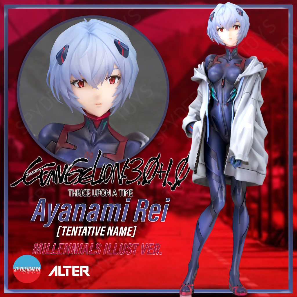 [พร้อมส่ง] ฟิกเกอร์ Ayanami Rei - Millennials Illust Ver. 1/7 Complete Figure - EVANGELION - EVA ...