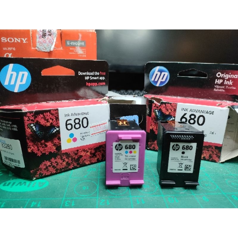 ตลับหมึกเปล่า HP 680 ไม่เคยเจาะหมึกเติม | Shopee Thailand