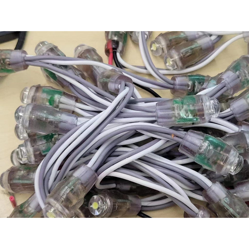LED Pixel 12mm 5v 0.3w 1พวง มี 50ดวง (ราคาเฉลี่ยตกดวงละ 4บ.) | Shopee ...