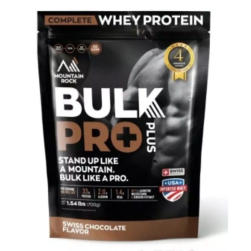 เวย์โปรตีน สูตร Bulk Pro เพิ่มมวลกล้ามเนื้อ เพิ่มน้ำหนัก รสช็อกโกแลต ...