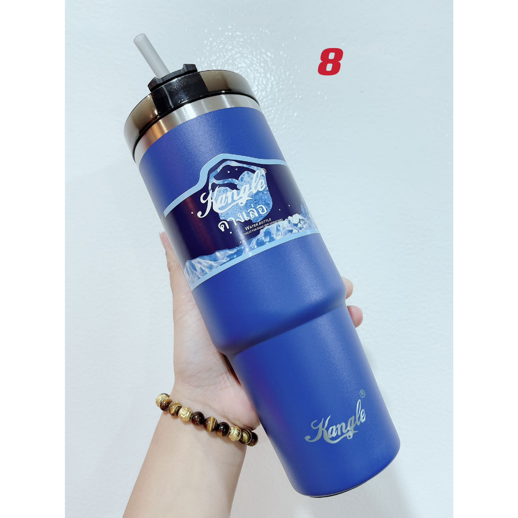 แก้วเก็บความเย็น สแตนเลสแท้ พร้อมหลอด เก็บได้ทั้งความเย็นความร้อน 20oz-30oz | Shopee Thailand