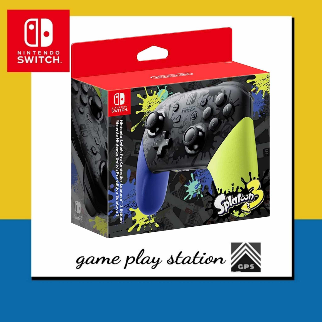 nintendo switch joy pro zelda totk / splatoon 3 / black สินค้าของแท้ ...