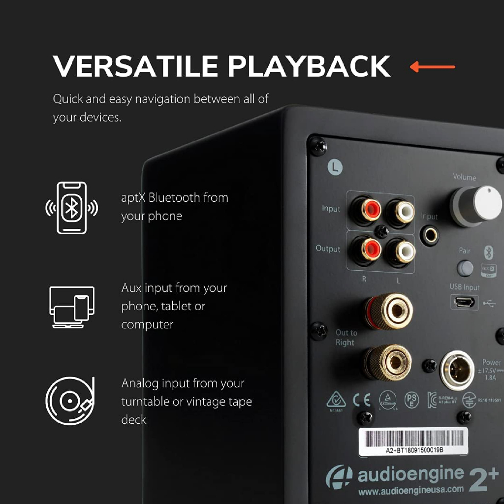 Audioengine A2+ Wireless ลำโพงไร้สาย | Shopee Thailand