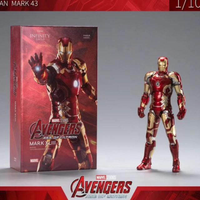โมเดล ไอรอนแมน Mark XL VIII (MK43) มาร์เวล 🔥ZD Toy MARVEL🔥 สูง 18-20CM Model Ironman Mark XL ...