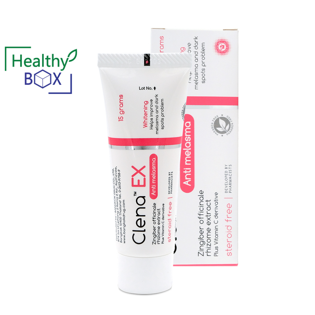 Clena EX Anti Melasma 15g. คลีน่า เอ็กซ์ แอนตี้ เมลาสม่า บำรุงผิวหน้าปรับผิวให้กระจ่างใส และดู ...