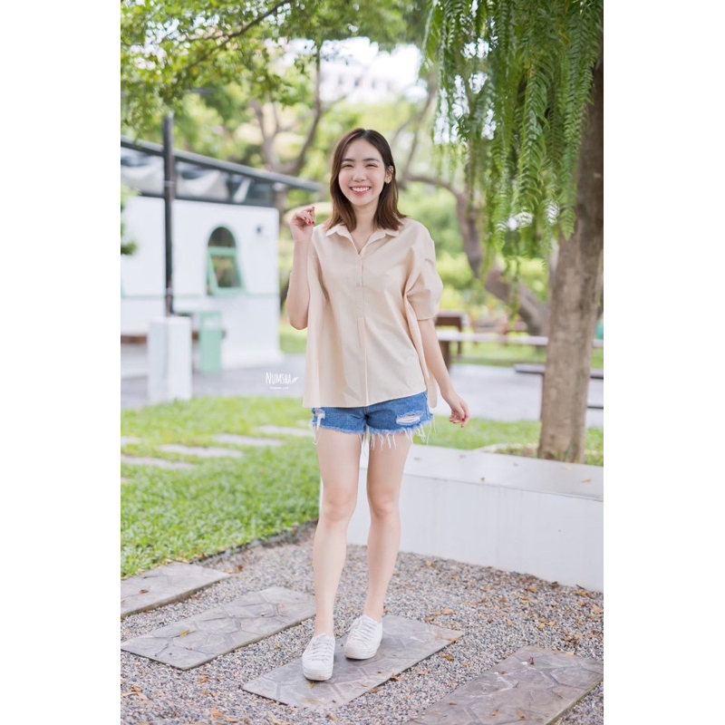 Numsha Brand เชิ้ตตัวกว้าง / NB22070 | Shopee Thailand