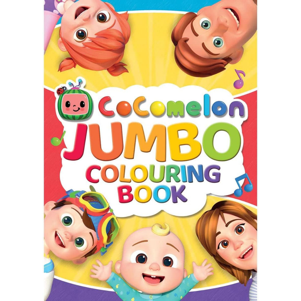 CoComelon Jumbo Colouring Book contains 160 pages of fun activities and ...