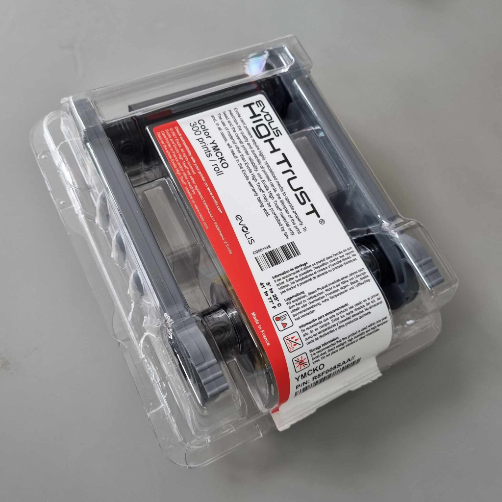 หมึกพิมพ์สี หมึกริบบอนสี หมึกเครื่องพิมพ์พิมพ์บัตร EVOLIS PRIMACY 5 ...