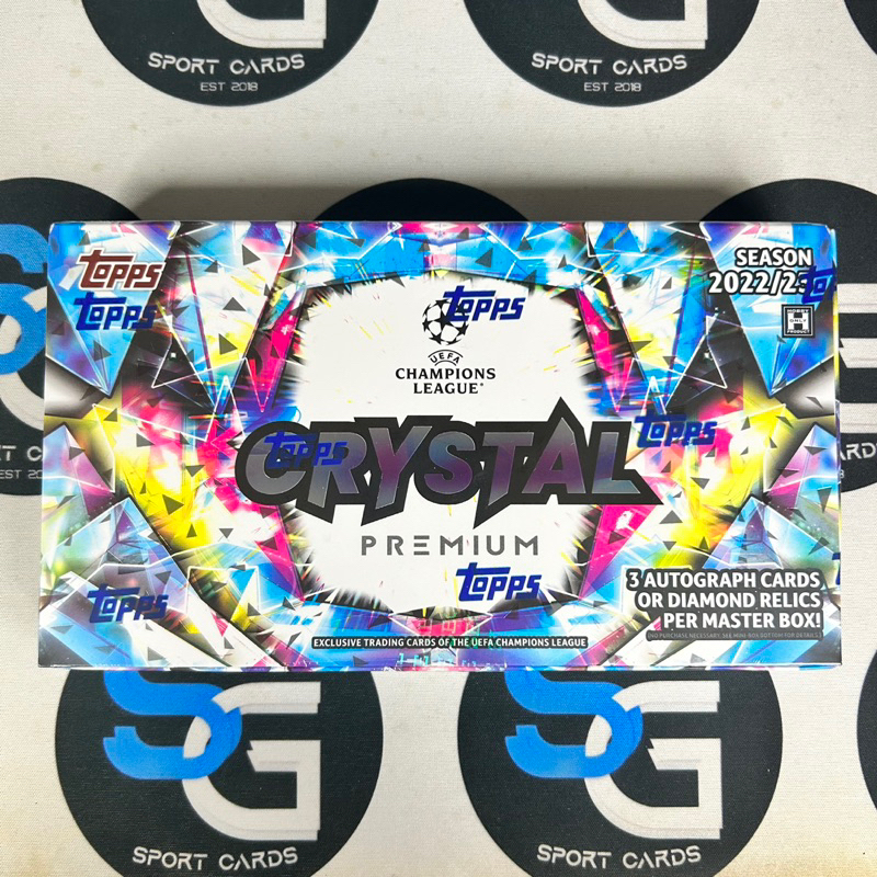 2022-23 Topps Crystal Premium UCL Soccer Box กล่องสุ่ม การันตี 3 ...