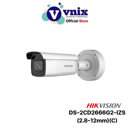 DS-2CD2666G2-IZS(2.8-12mm)(C) กล้องวงจรปิด Hikvision 6MP AcuSense Motorized Varifocal Bullet IP ...