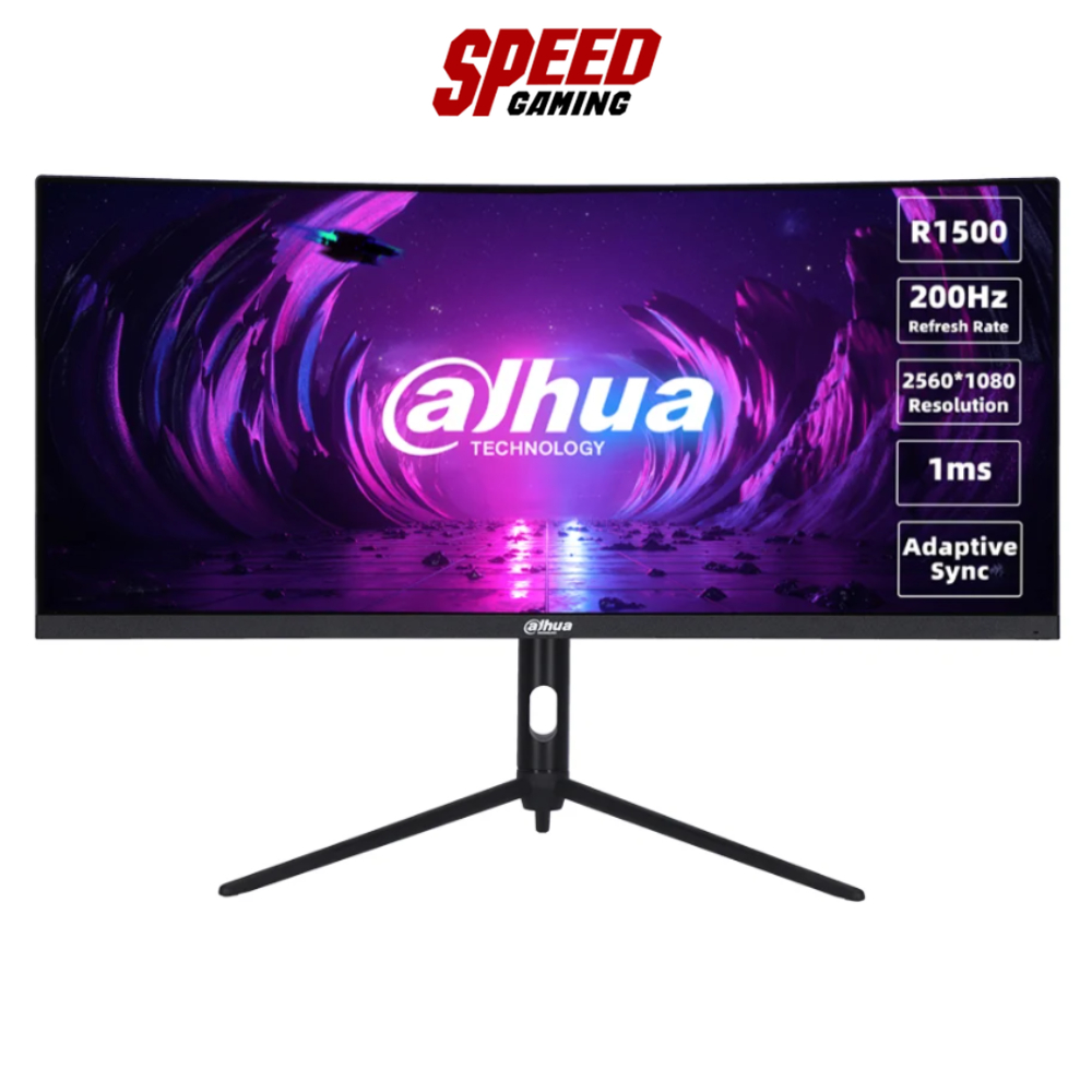DAHUA LM30-E330C MONITOR (จอมอนิเตอร์) 30" VA FHD 200Hz CURVED FREESYNC ...