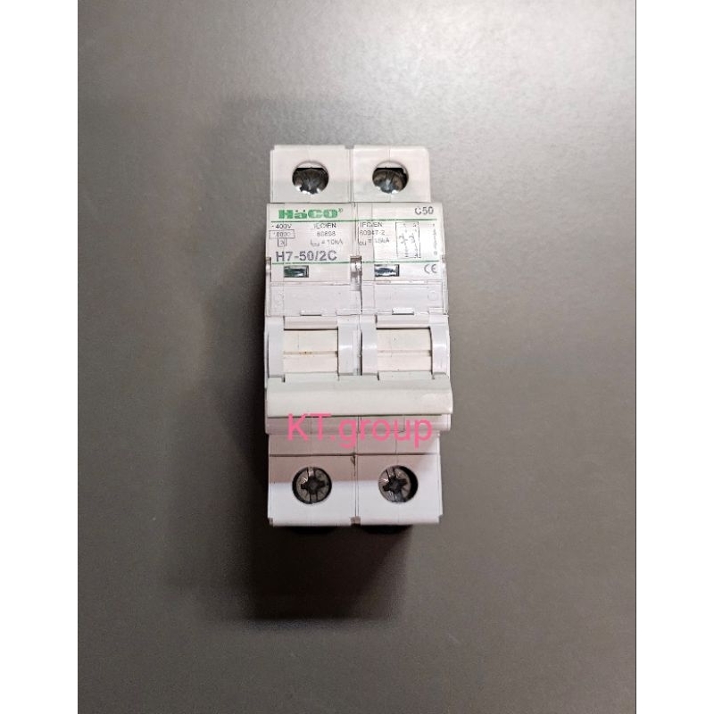 Hacoลูกเซอร์กิตเบรกเกอร์2P50A | Shopee Thailand